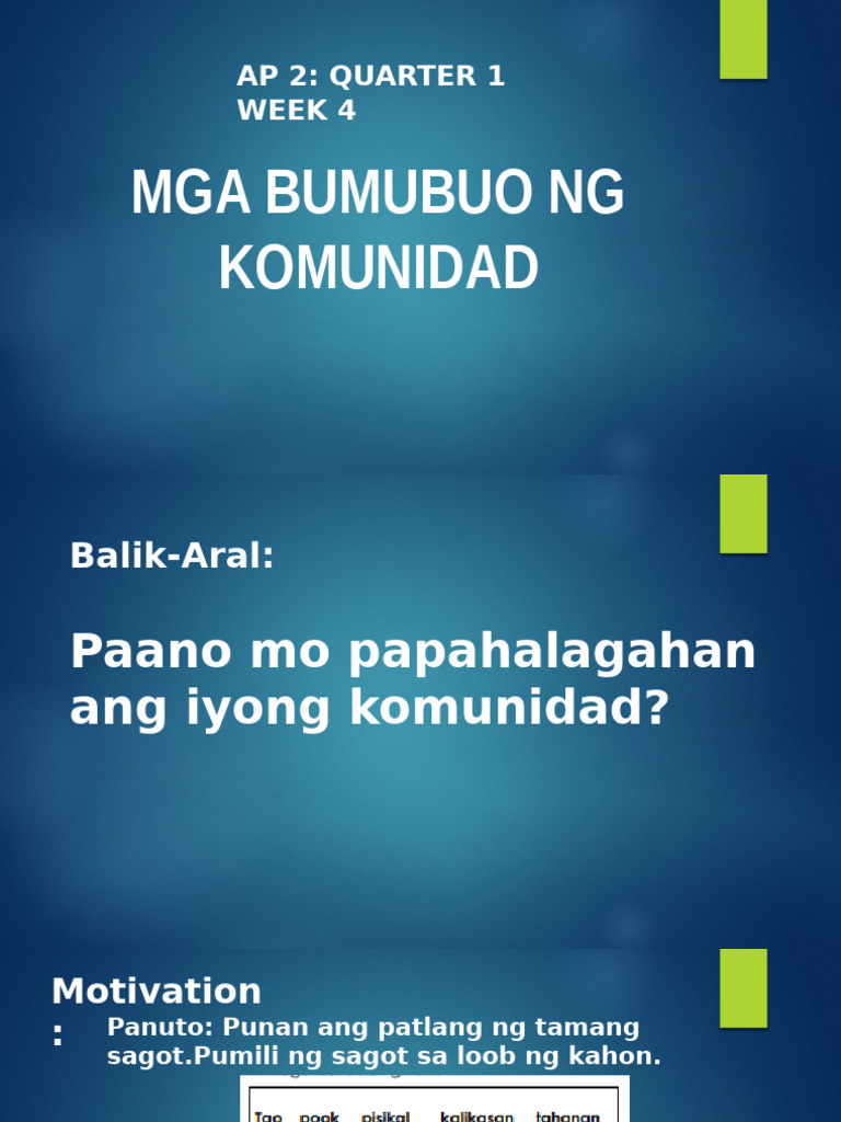 Q1 W4 AP 2 PPTX September 18 22 2023 | PDF