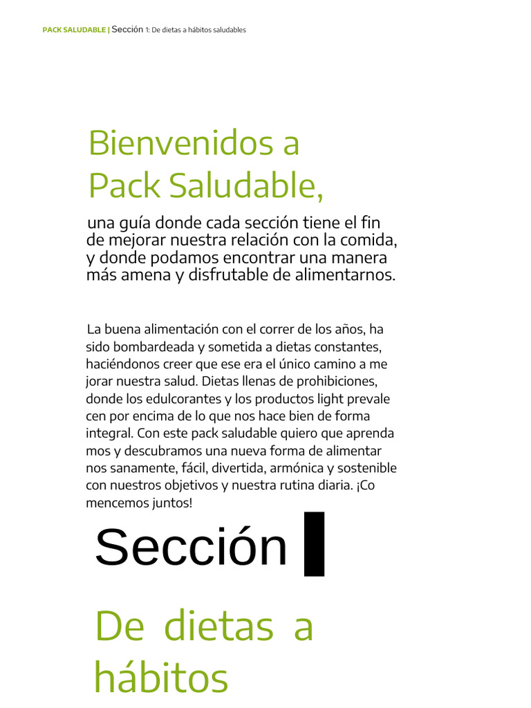 Pack Saludable | PDF | ensalada | Vegetales