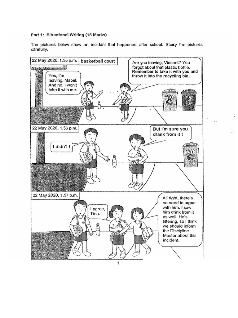 Primary 5 English Paper 1 & 2 | PDF