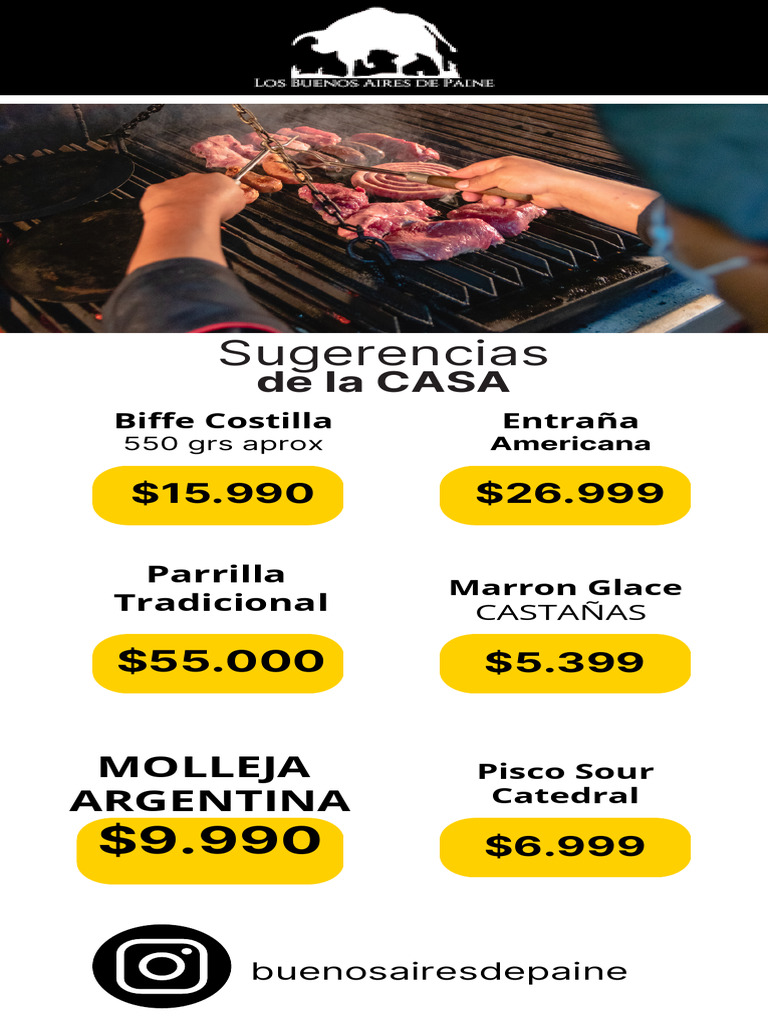 Carta Terraza 20201019 | PDF | Helado | filete