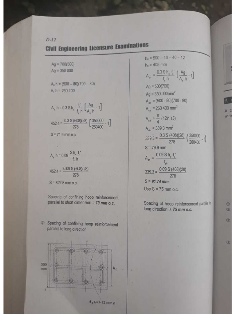 100 Problems Civil Engineering Board Exam Questions | PDF