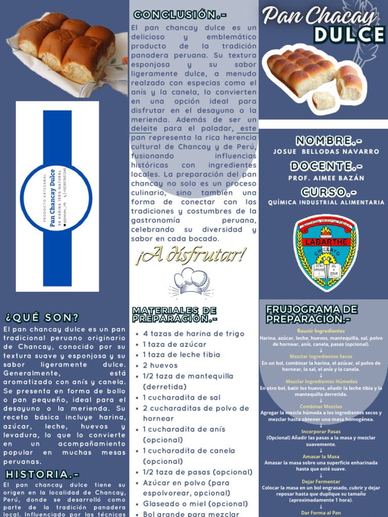 Chancay Dulce | PDF | Panes | Postres