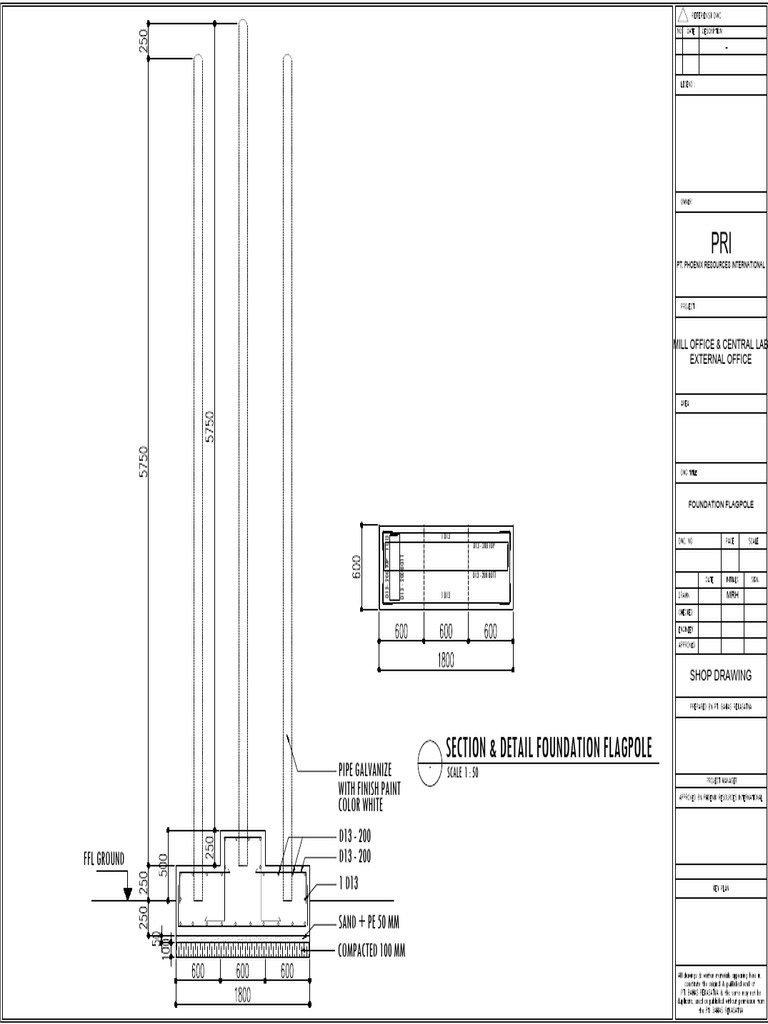 Foundation Flagpole | PDF