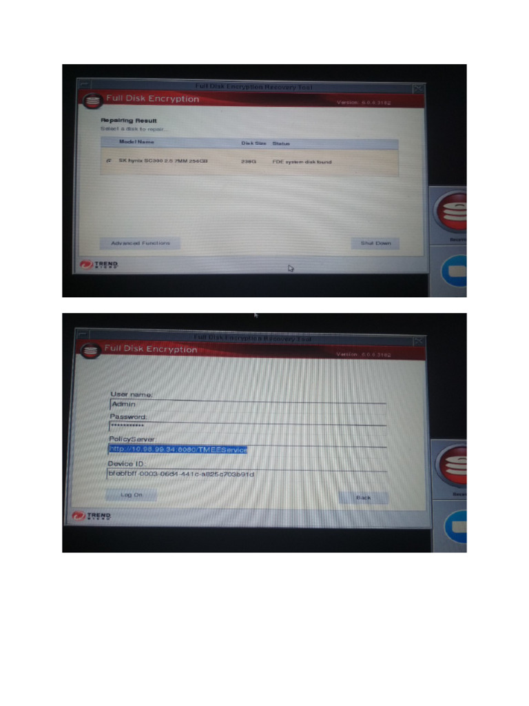 Trendmicro Disk Recovery | PDF