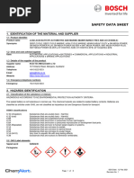 MSDS Un2800 | PDF | Dangerous Goods | Firefighting