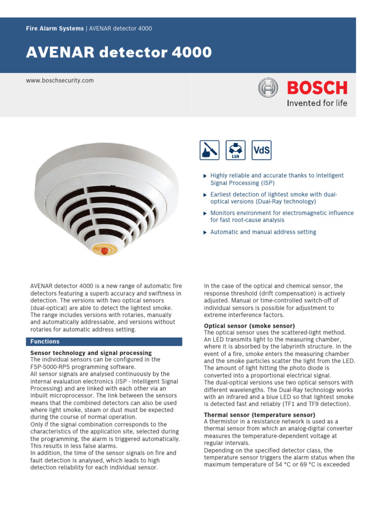 Bosch Product Catalog | PDF | Sensor | Light