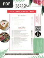 Cafe Akasa Menu | PDF | Meal | Drink