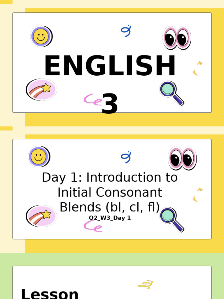English 3 - Q2 - W3 - Day 1 | PDF | Language Arts & Discipline