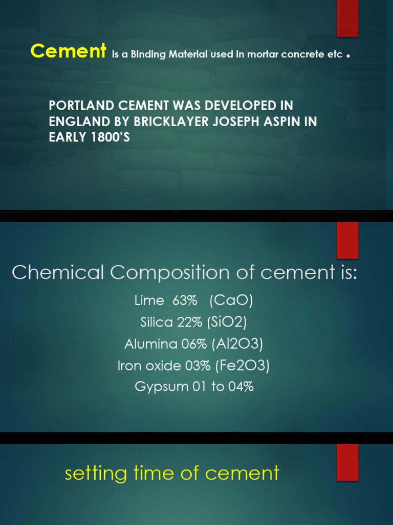 Hassan Khaled Cement | PDF | Cement | Lime (Material)