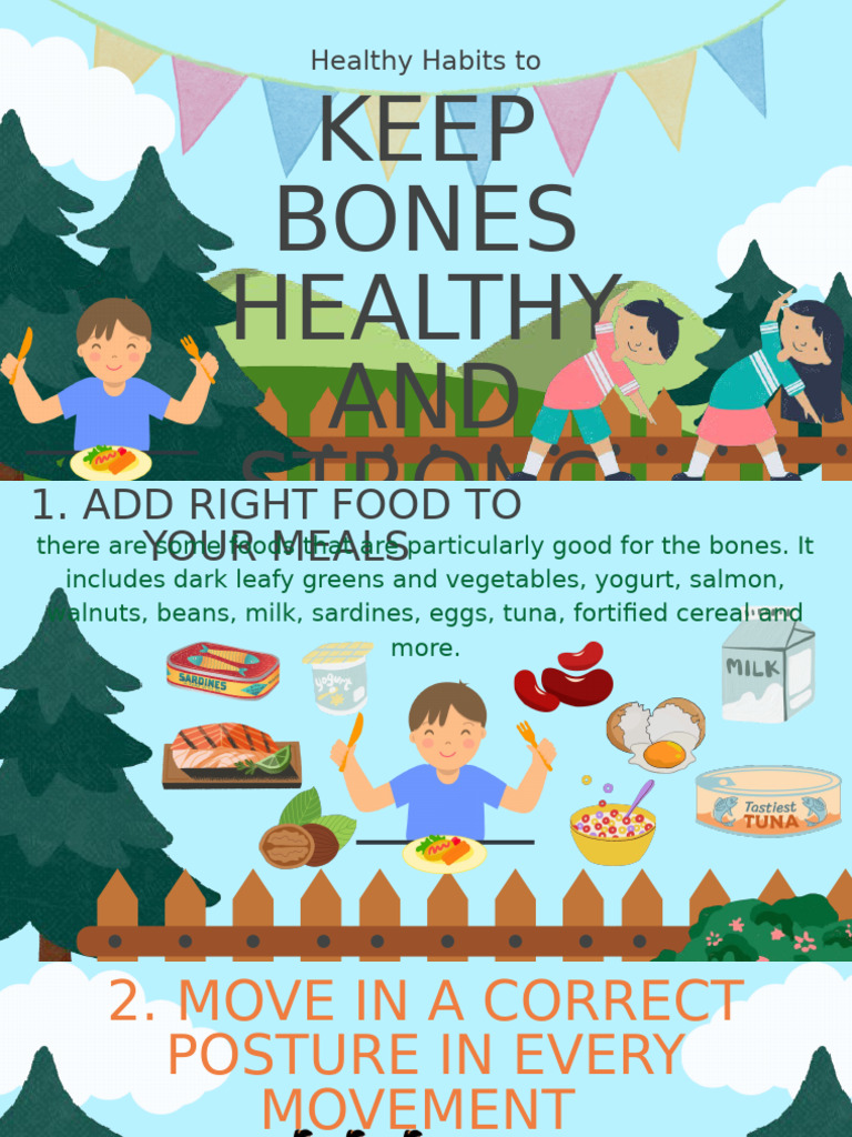 Healthy Habits To Keep Bones Healthy and Strong | PDF | Wellness