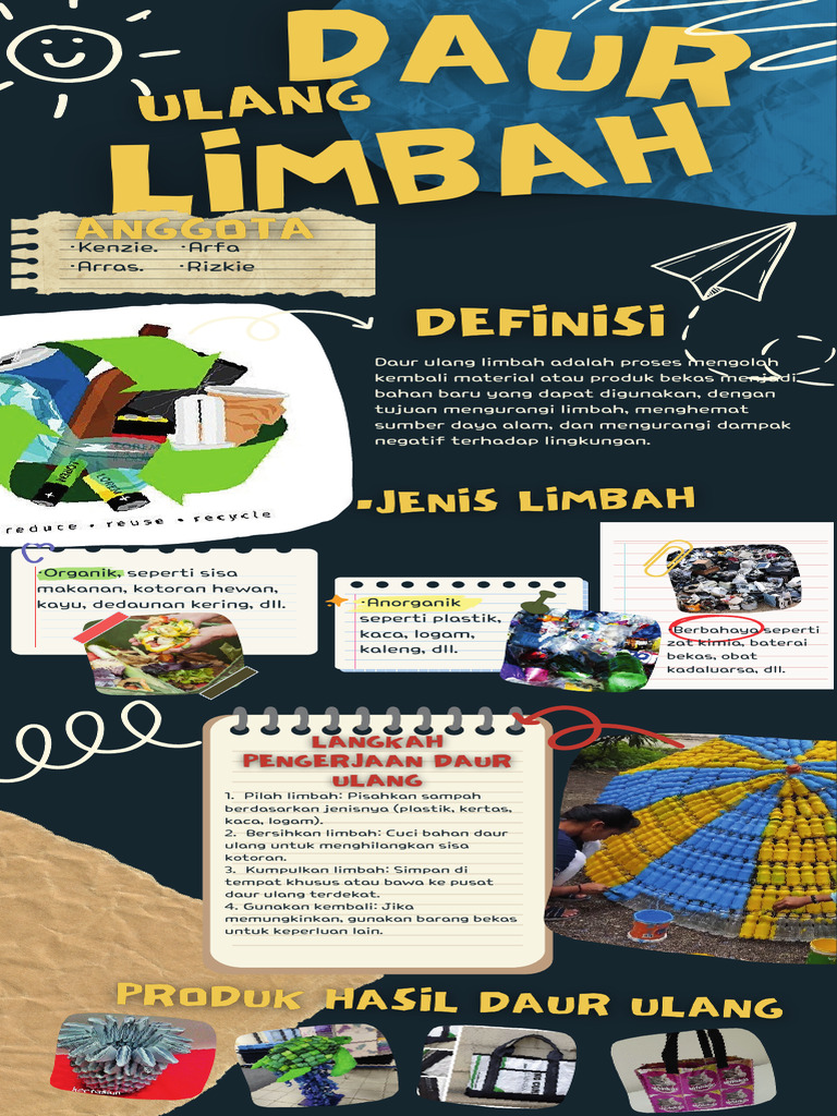 Push And Pull Force Educational Infographic In Yellow And Blue Doodle