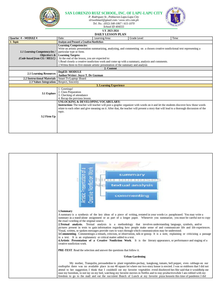 Quarter 2 - Module 2 | PDF