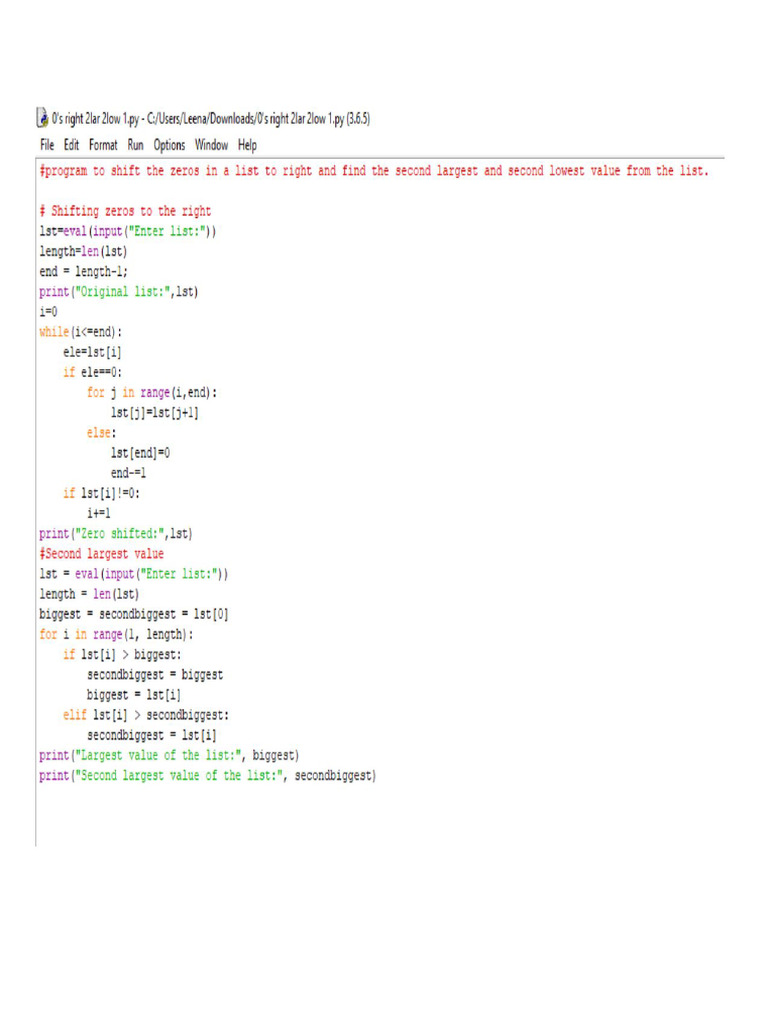 STD Xi - (11-20) Practical Programs | PDF