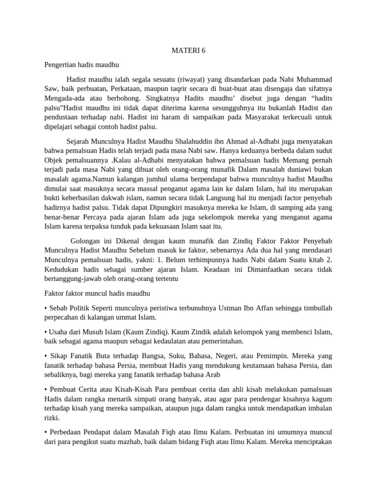 Materi 6 SH | PDF | Agama & Spiritualitas