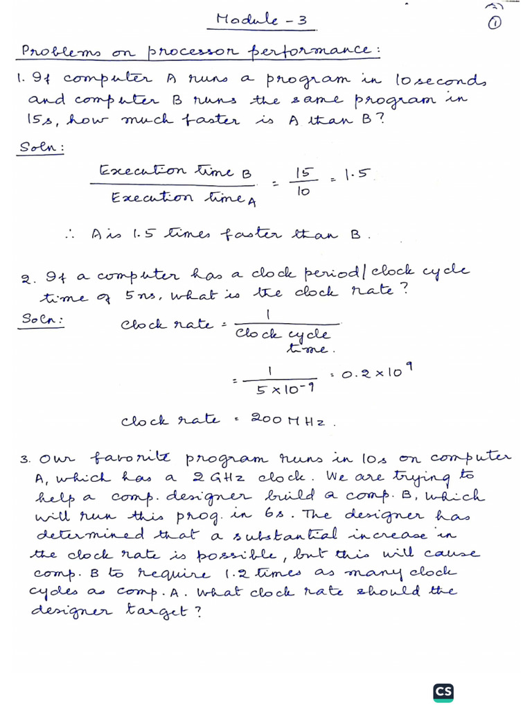 Cao Module3 PROBLEMS | PDF