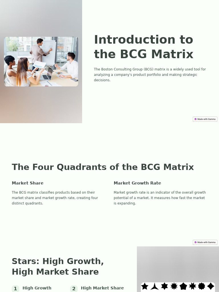 Introduction To The BCG Matrix | PDF | Investing | Business Economics
