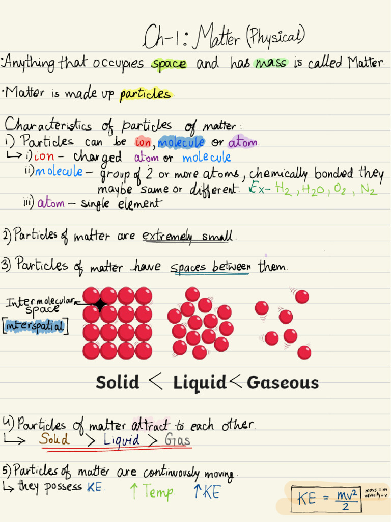 1. Matter in our surroundings | PDF