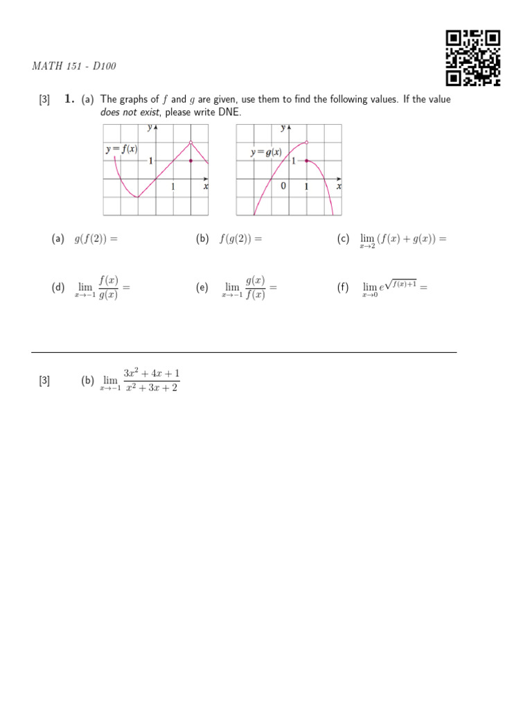 MATH151-MT1-a | PDF | Analysis | Mathematical Concepts