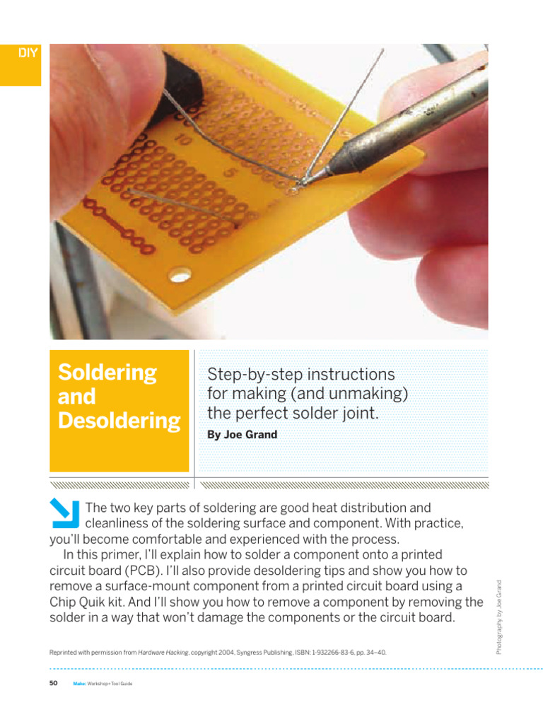 Make SolderingPrimer Screen | PDF | Soldering | Printed Circuit Board