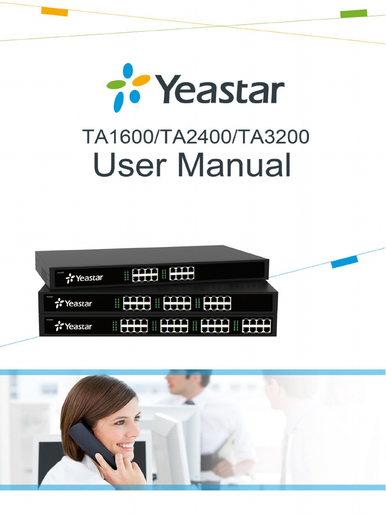 Yeastar TA1600 TA2400 TA3200 User Manual En | PDF | Session Initiation Protocol | Ip Address