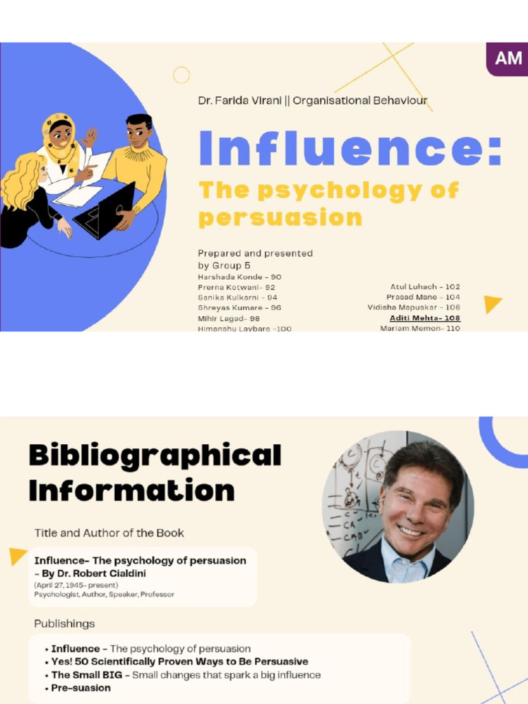 The Psychology of Persuasion Presentation | PDF