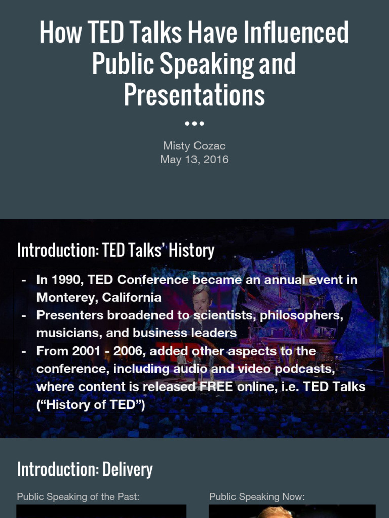 TED Talk Style Presentation 6 | PDF