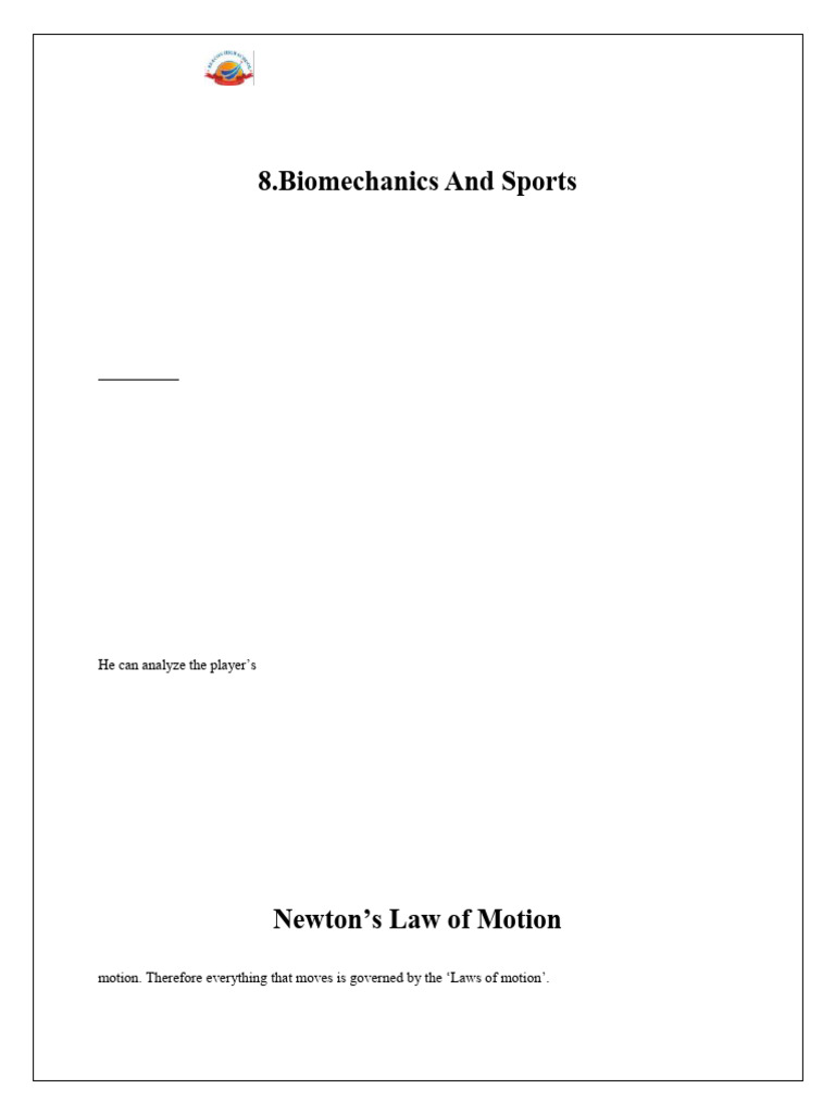 Biomechanics in Sports Performance | PDF | Anatomical Terms Of Motion ...