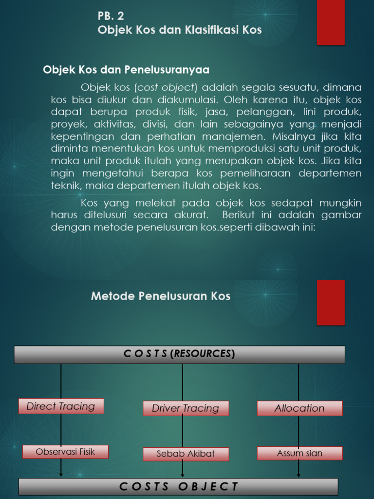 2. Objek Kos dan Klasifikasi Kos | PDF