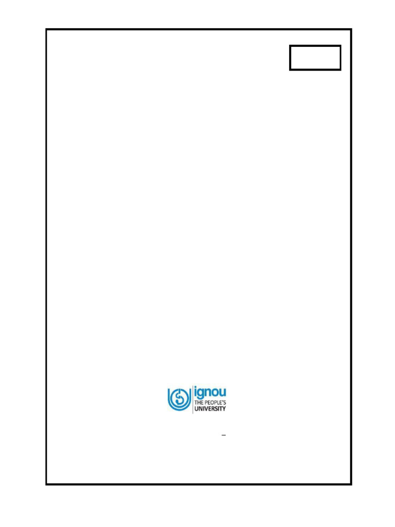 MHI - 104 Assignment English Jul 2023 - Jan 2024 | PDF | Question