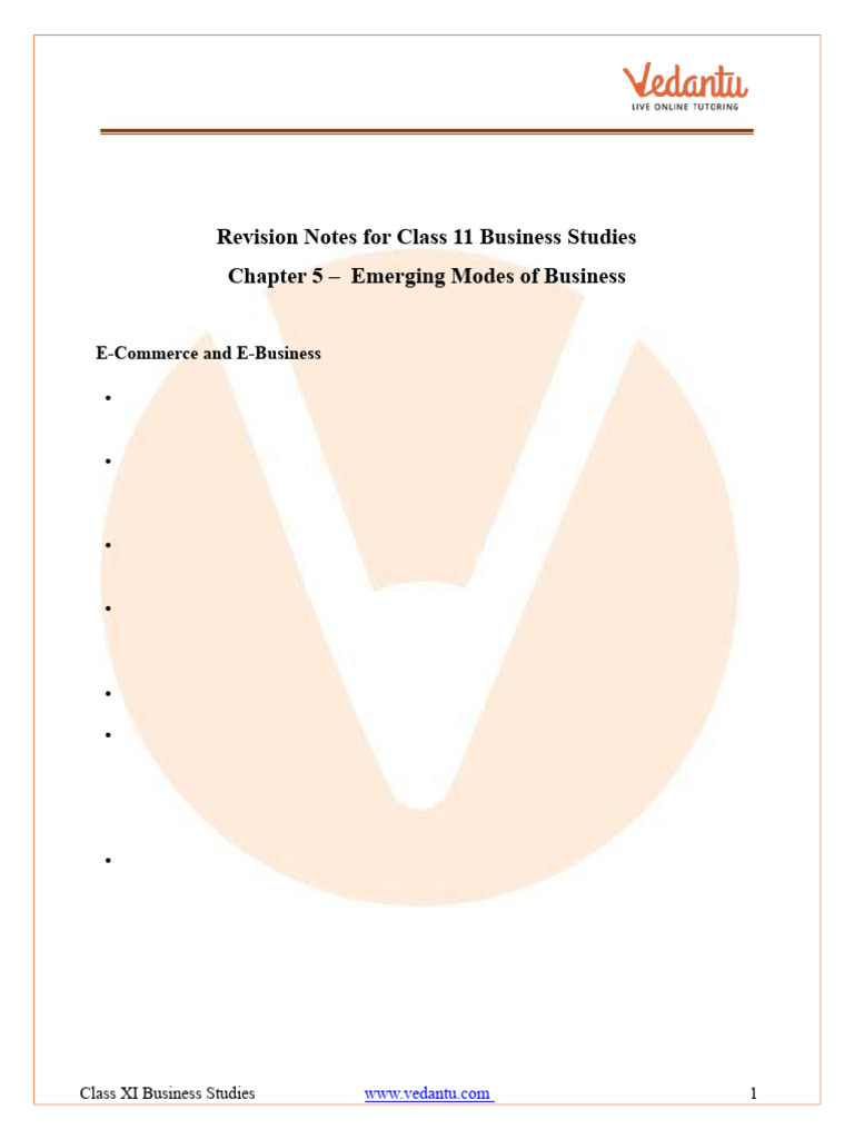 Cbse Class 11 Business Studies Notes Chapter 5 | PDF | Credit Card ...