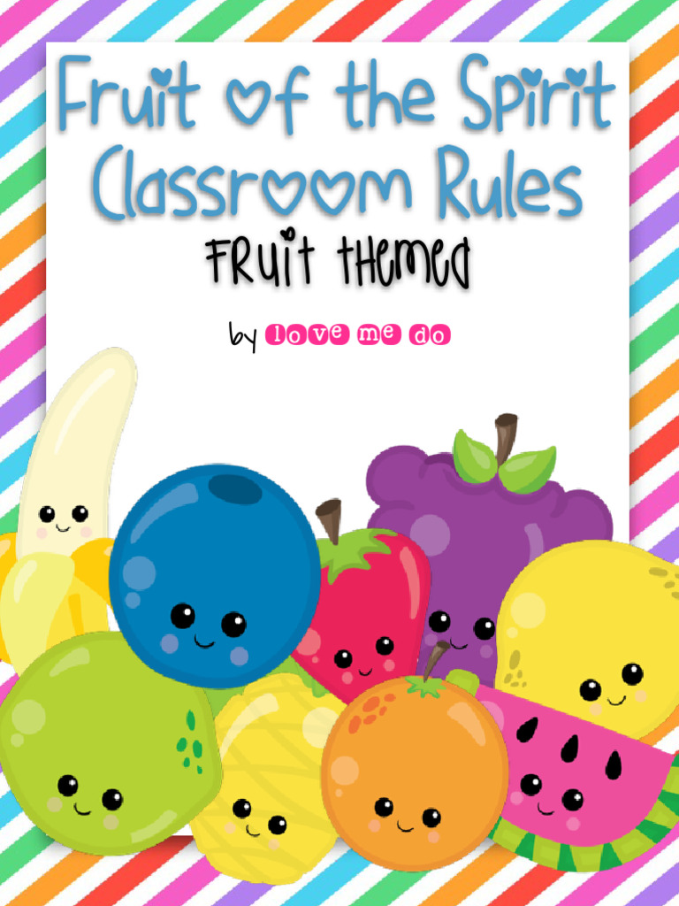 Classroom Rules Inspired by Fruit of the Spirit | PDF