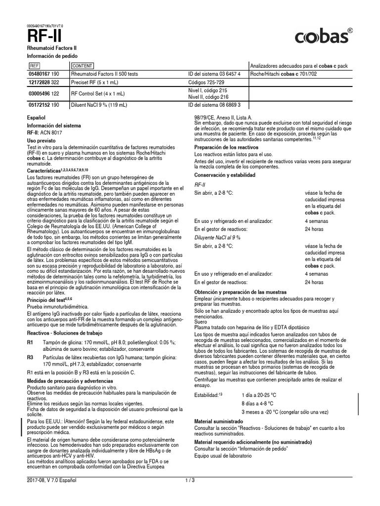 RF Ii | PDF | Medicina CLINICA | Especialidades Medicas