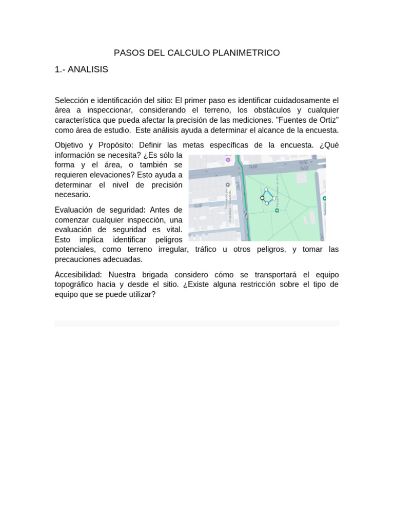 PASOS DEL LEVANTAMIENTO | PDF | Herramientas | Mapa