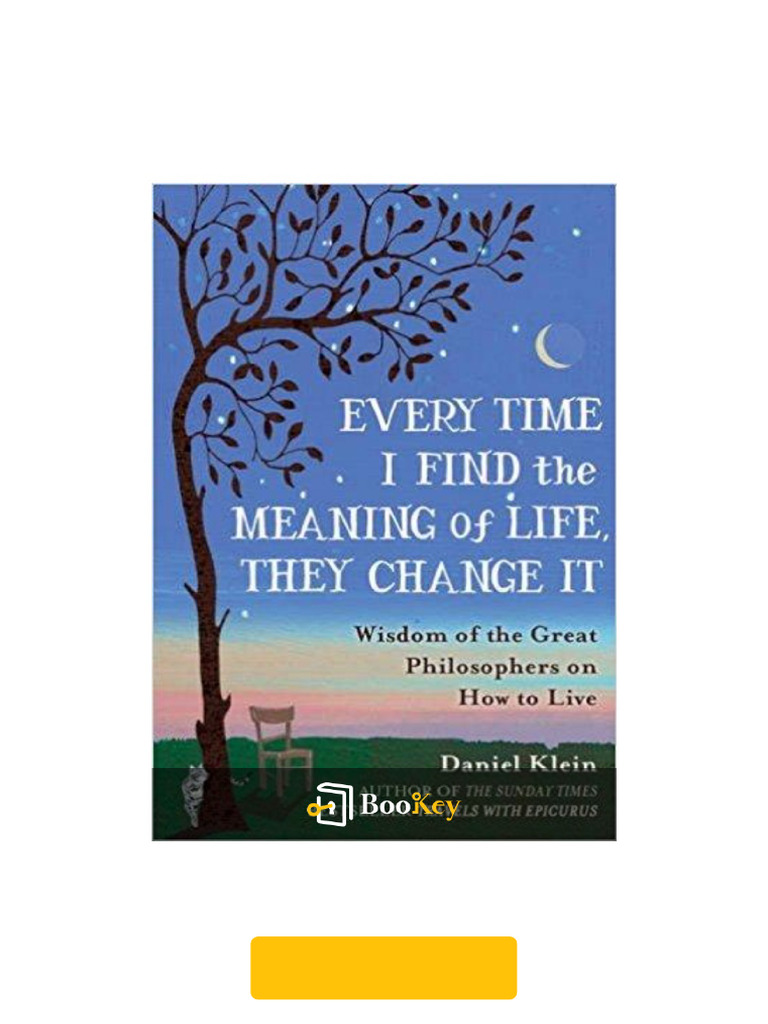 Every Time I Find The Meaning of Life, They Change It | PDF ...