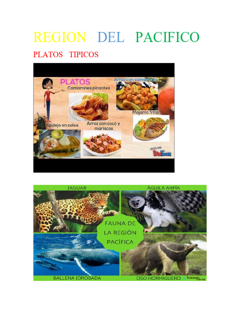 Region Del Pacifico | PDF | Colombia | Zona tropical