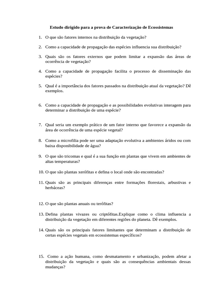 Atividade Pergunta e Resposta | PDF