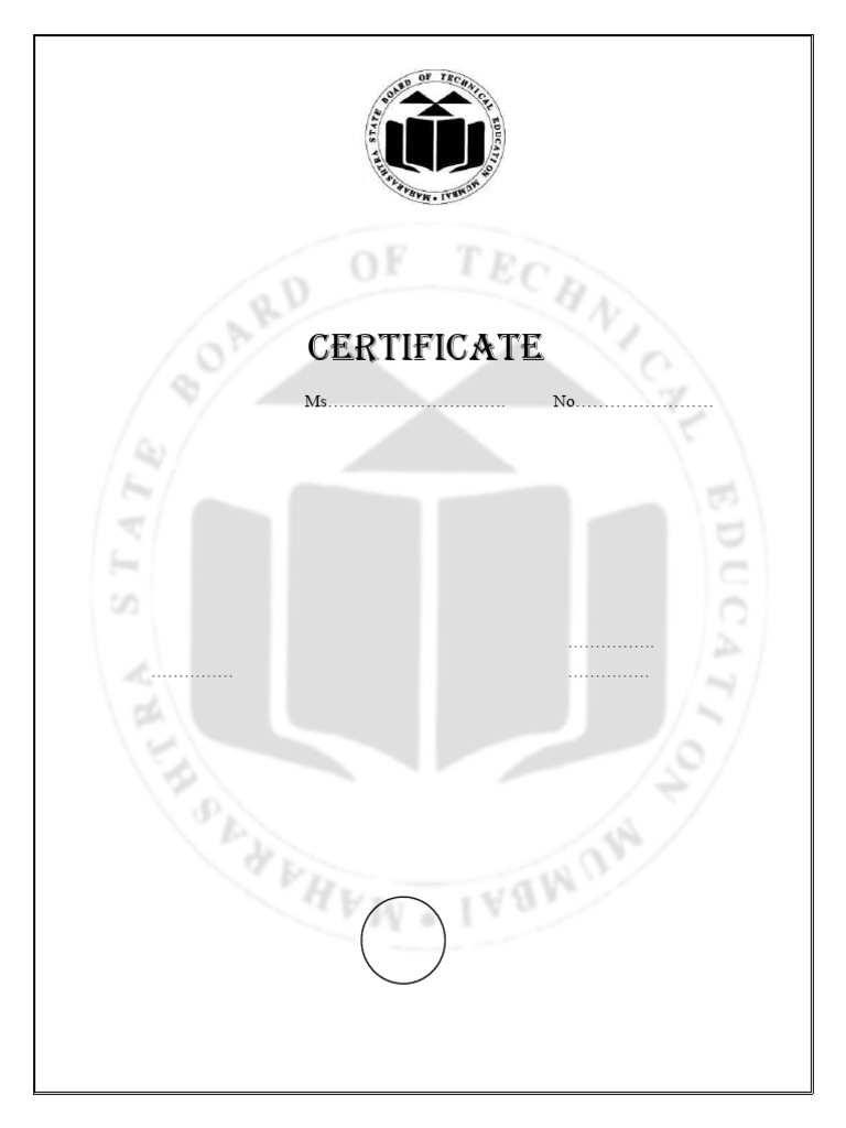 EMD Practical Index and Certificate | PDF | Machines | Screw