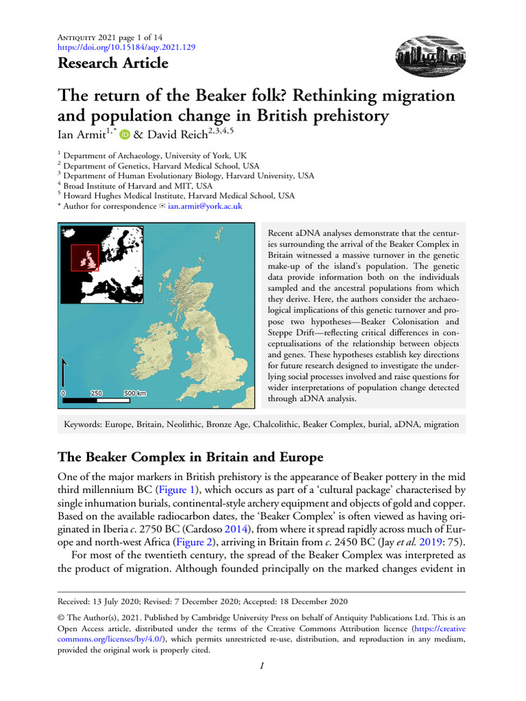 The Return of The Beaker Folk? Rethinking Migration and Population ...
