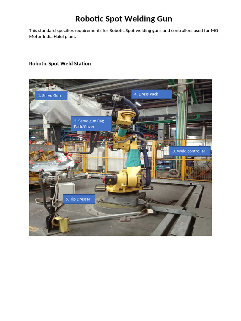 Servo Gun - Robotic Weld Gun | PDF | Alternating Current | Servomechanism