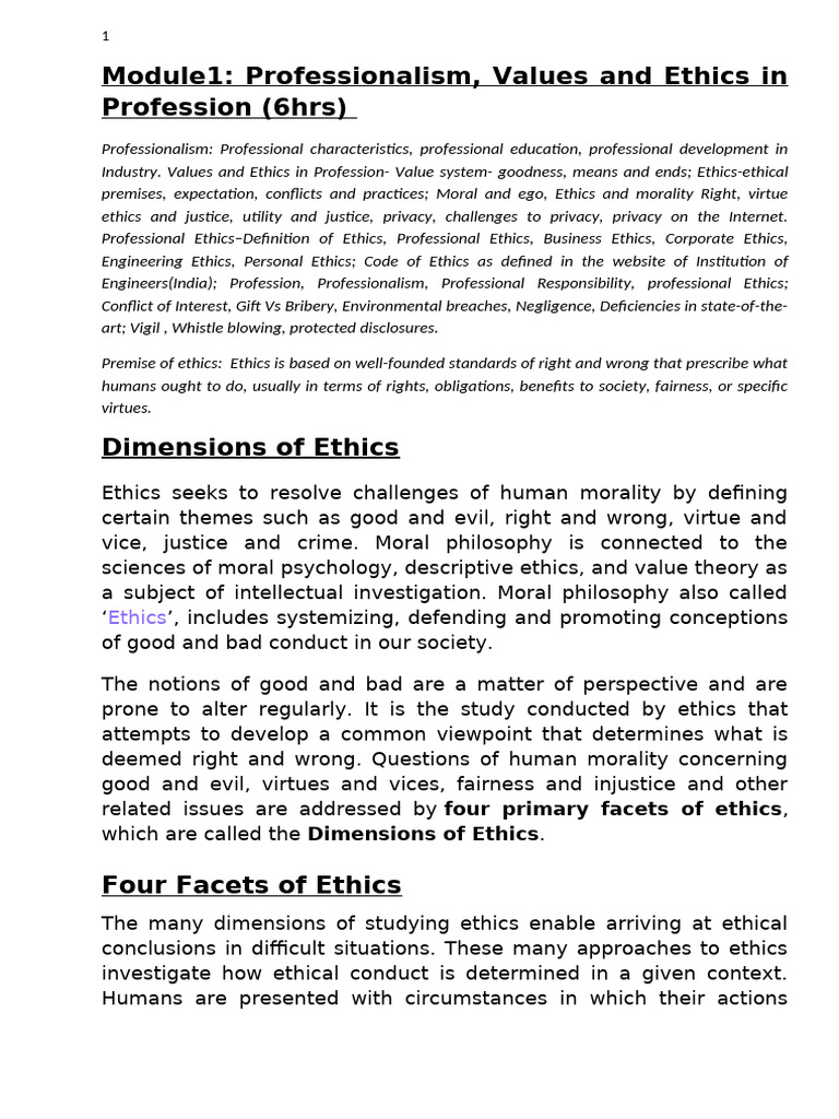 Module1-lecture2 | PDF | Utilitarianism | Morality