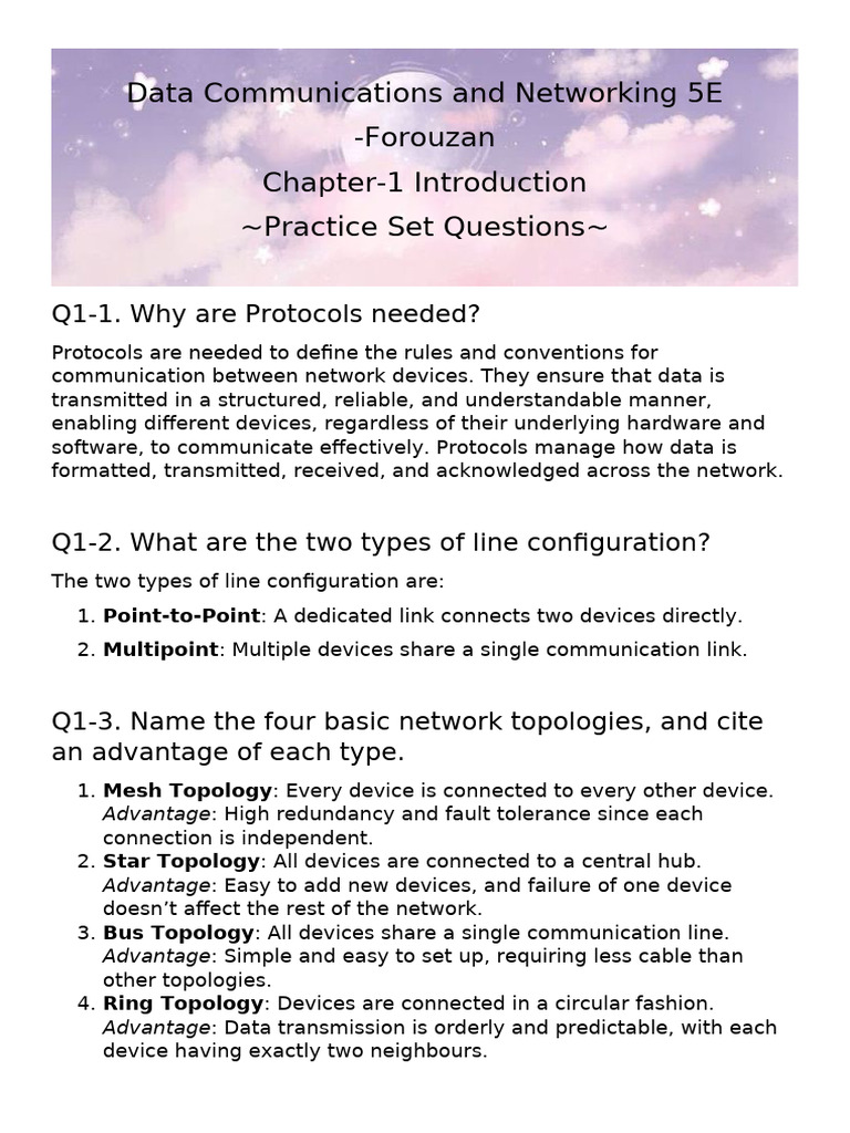 Introduction | PDF | Computer Network | Network Topology