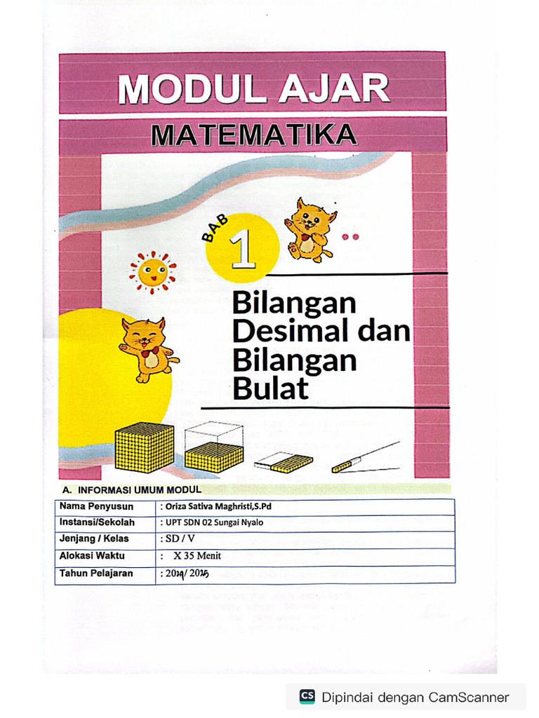 RPP Bilangan Bulat | PDF
