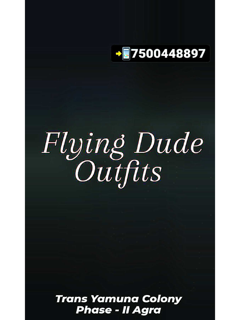 Flying Dude Catalogue Phase 1 | PDF