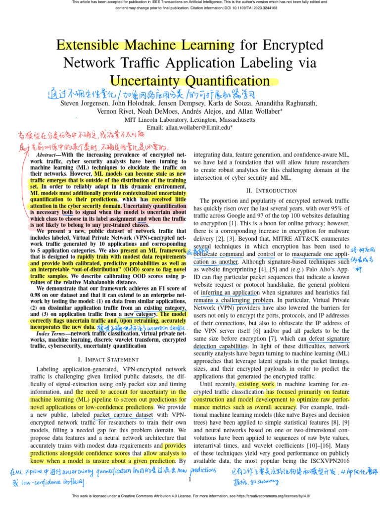 23-TAI-Extensible Machine Learning For Encrypted Network Traffic ...