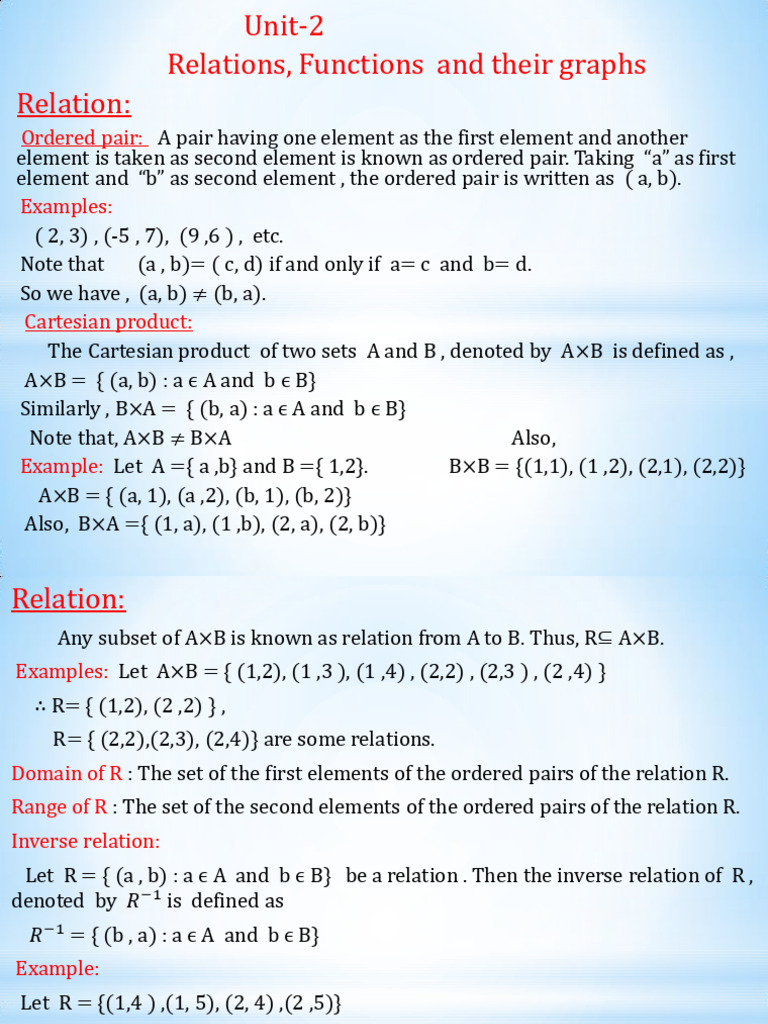 Xi Relation Pdf