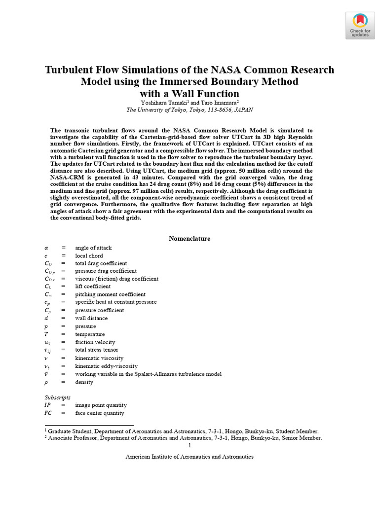 Turbulent Flow Simulations | PDF | Fluid Dynamics | Drag (Physics)