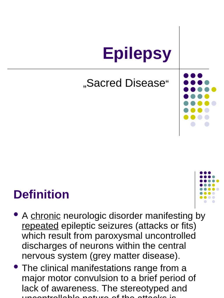 Epilepsy | PDF | Epilepsy | Disorders Causing Seizures