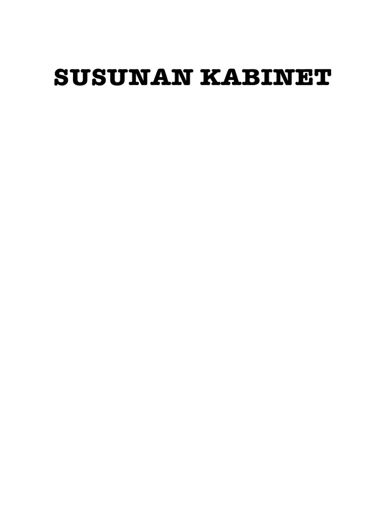 SUSUNAN KABINET_241015_111139 | PDF