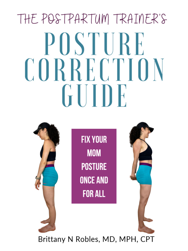 The Postpartum Trainer Posture Correction Guide | PDF | Pelvis | Abdomen
