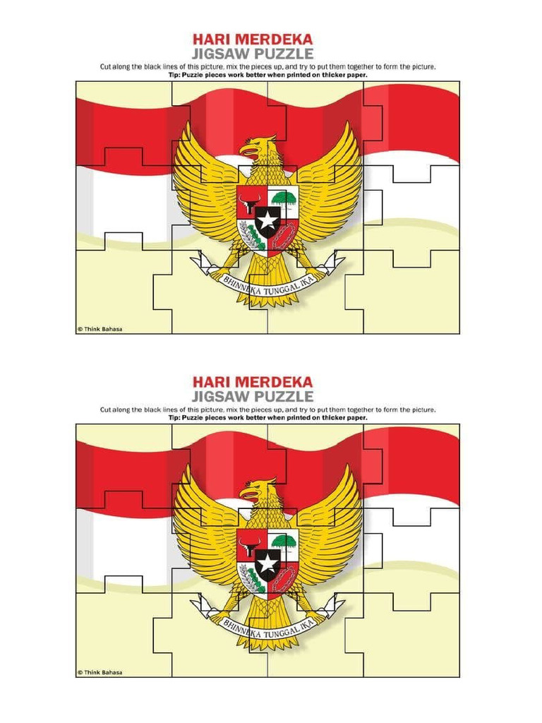Puzzel Garuda Pancasila Kelas 2 | PDF